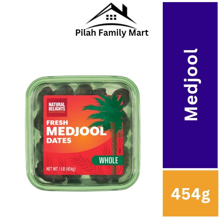 Whole Fresh Medjool NATURAL DELIGHTS Dates 454g | Shopee Malaysia