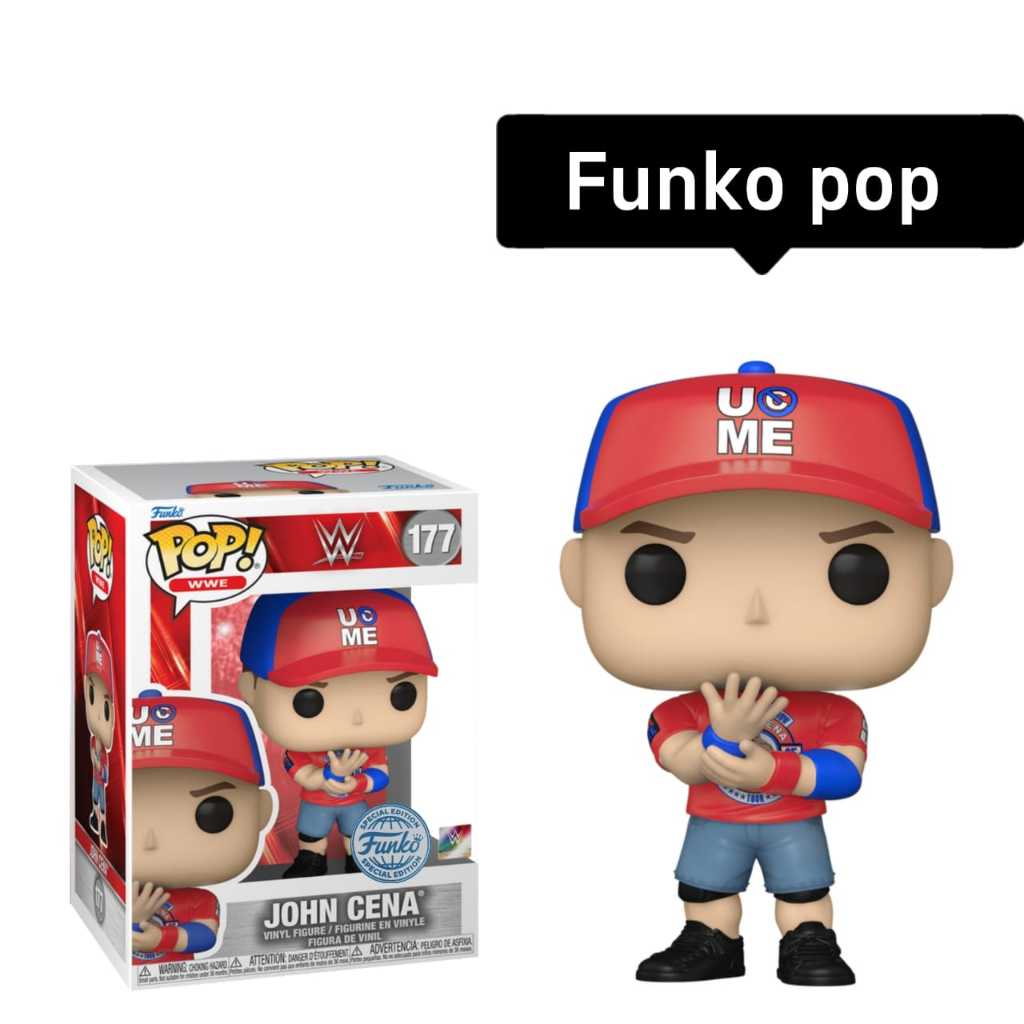 Original Funko Pop! WWE 177 John Cena Special Edition Collectible ...