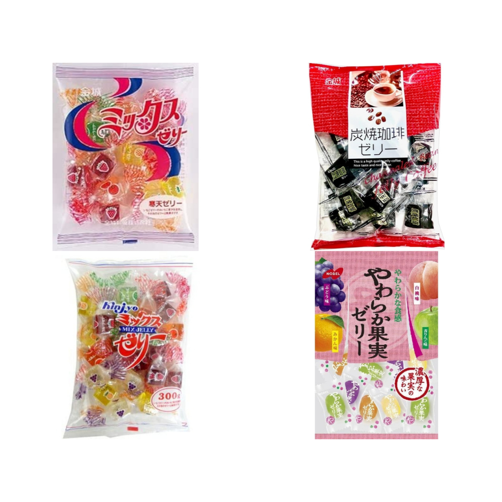 Kinjo Seika Mixed Jelly/ Coffee Jelly/ Soft Fruit Jelly/ Misuzu Ame（NEW ...