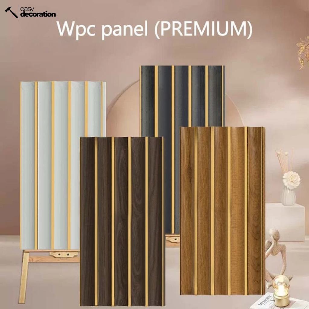 Fluted panel WPC Fluted Wall Panel PVC Wall Panel 3 meter Wood Strip ...
