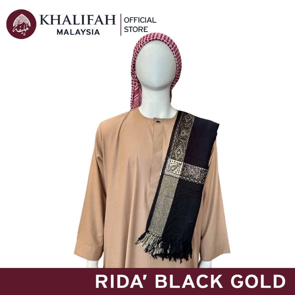 RIDA' BLACK GOLD | RIDAK | BAHU | LELAKI DEWASA | SHAWL | Shopee Malaysia