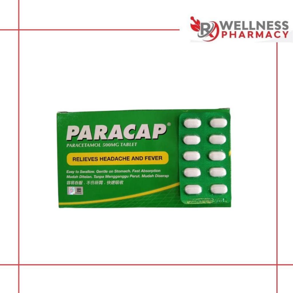 Paracap (Paracetamol) 500mg (10's/strip) | Shopee Malaysia