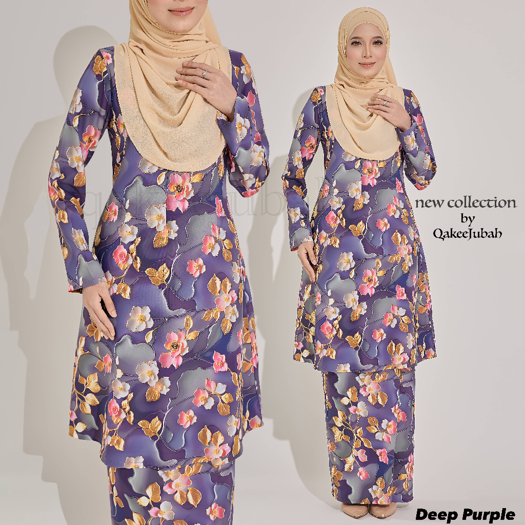 baju kurung moden batik perempuan raya blouse muslimah sutera murah ...