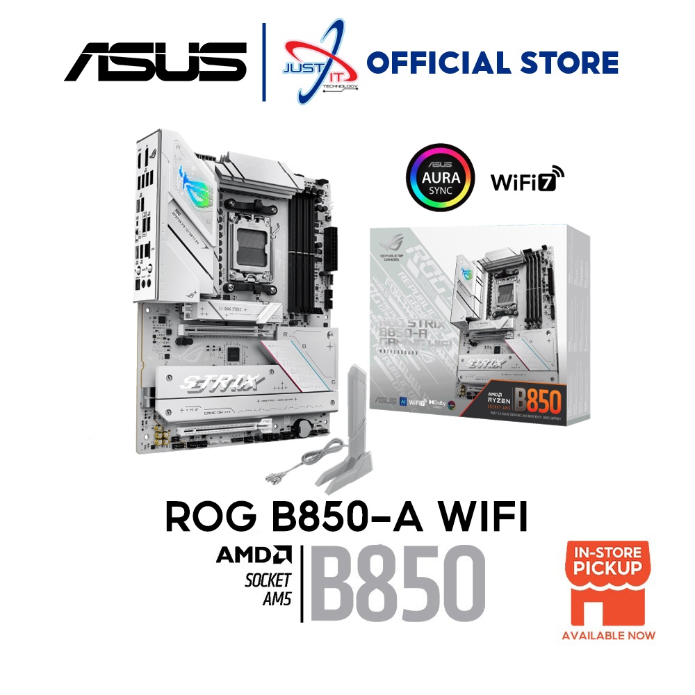 ASUS ROG B850-A WIFI DDR5 / D5 AM5 GAMING MOTHERBOARD COMBO 7600 / 7700X / 7950X / 9800X3D ...
