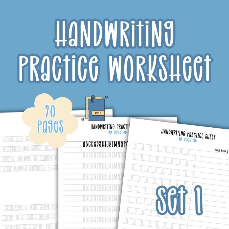101 Printable Handwriting Practice for Students | Daily English ...