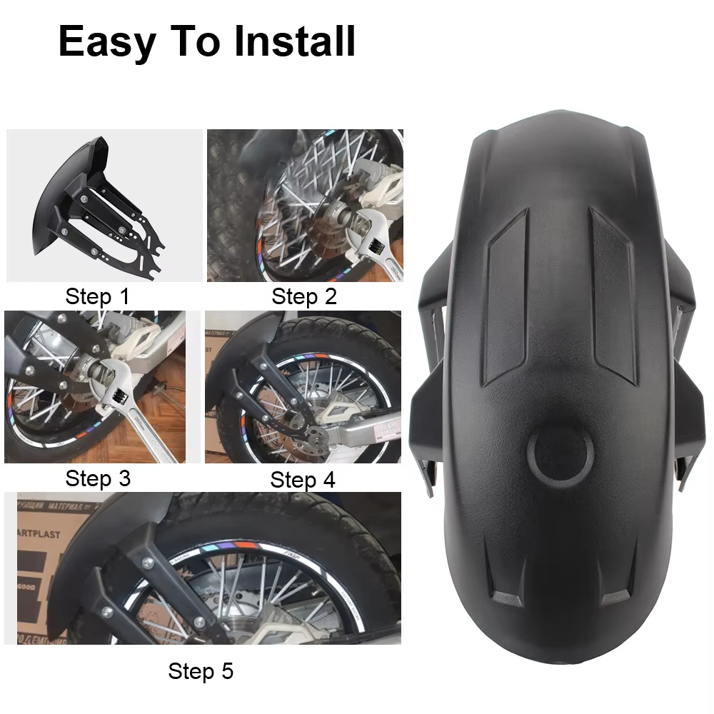 Splash Guard Universal Rear Wheel Cover - MT15 R15 Ninja 250 KTM Duke ...