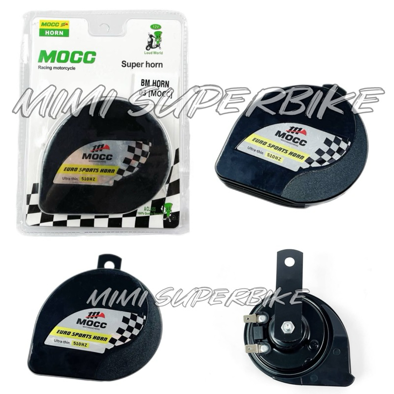 MOCC UNIVERSAL BM HORN 12V 510HZ SUPER HON SIPUT BUNYI LOUD MOTORCYCLE ...