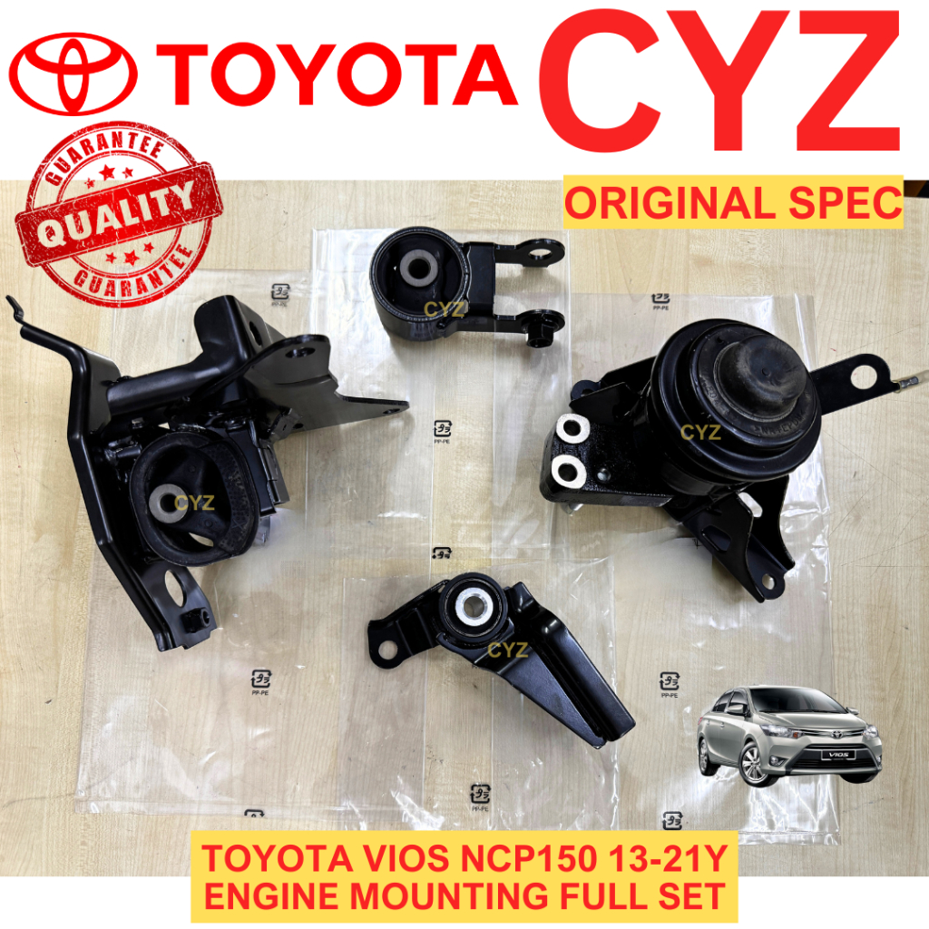 Engine Mounting Set TOYOTA VIOS NCP150 1.5 AUTO (Toyota Thailand ...