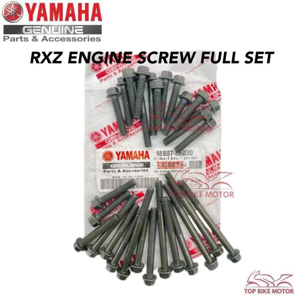 YAMAHA RXZ ENGINE SCREW FULL SET CRANKCASE SKRU COMPLETE SET | Shopee ...