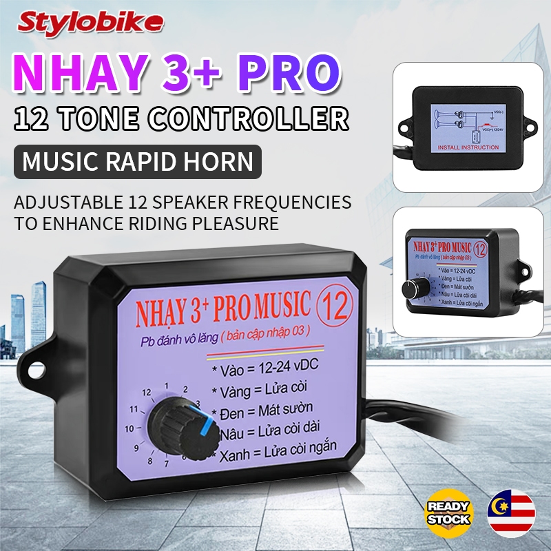 2024 New Car Horn Controller Electric Horn Speaker Sound Control Unit ...