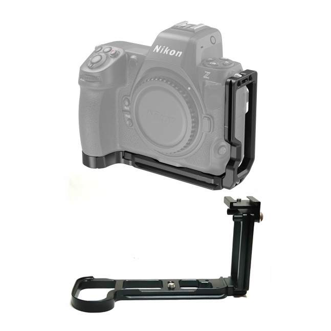Nikon Z6 Z6II Z7 Z7II Z5 L-Shaped Hand Grip With Arca-Swiss Cold Shoe ...