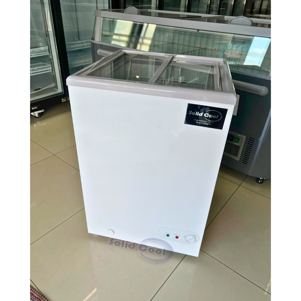 [ SOLID COOL ] 2FT CHEST FREEZER 85L | SQUARE DESIGN | ICE CREAM ...