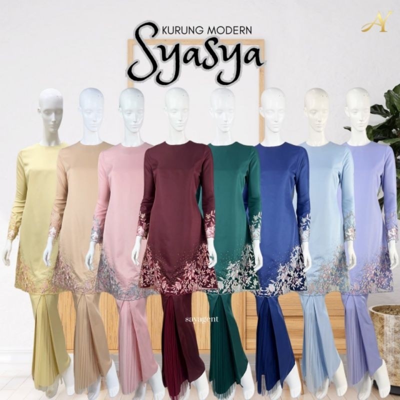 SYASYA KURUNG MODEN | KURUNG LACE | BAJU RAYA 2025 | Shopee Malaysia
