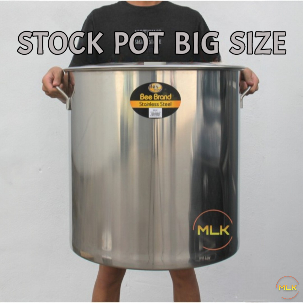 MLK🔥EXTRA TEBAL STOCK POT🔥STOCK POT BIG/BESAR/ STOCK POT THICK/TEBAL ...