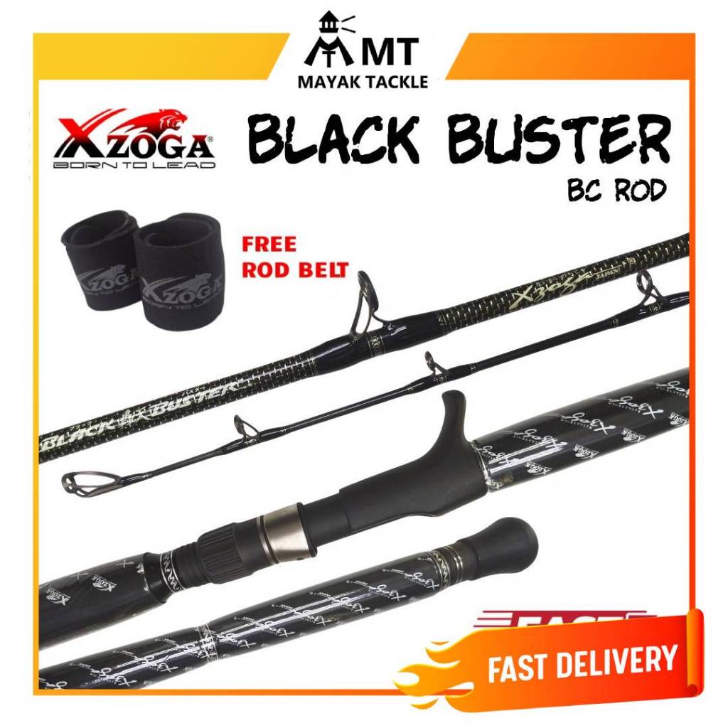 XZOGA Black Buster BB59B / BB53B / BB60B / BB66BT BC fishing rod AJ ...