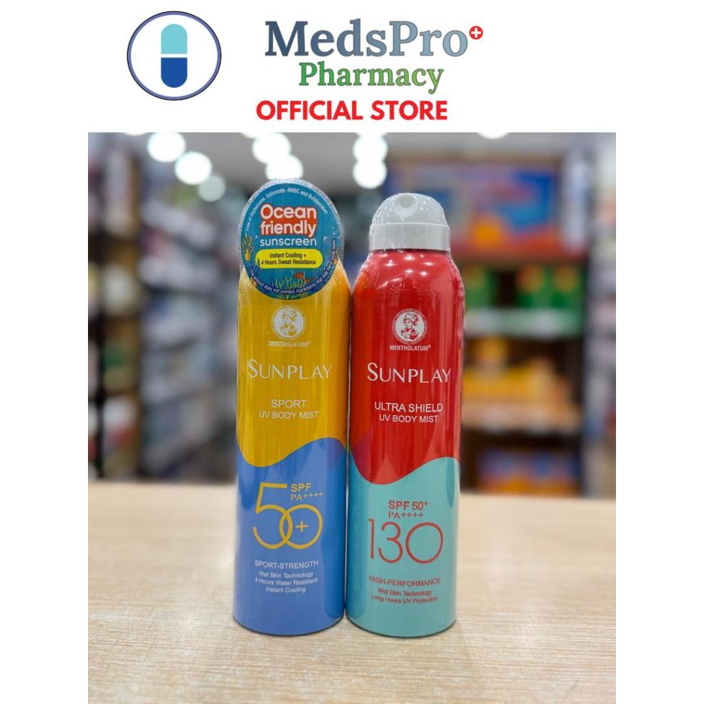 SUNPLAY SPF130 ULTRA SHIELD 165ML (EXP 01/26)/ SPORT UV SPF50 BODY MIST ...