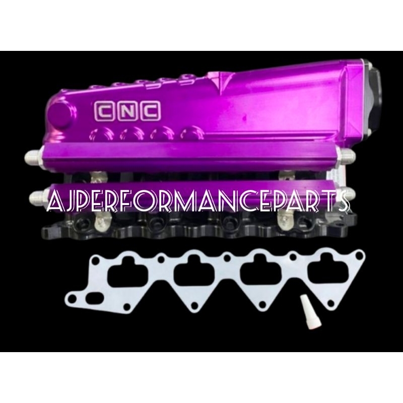 MITSUBISHI 4G63 EVO4-9 CNC INNOVATIONS BILLET TWIN INJECTOR INTAKE ...