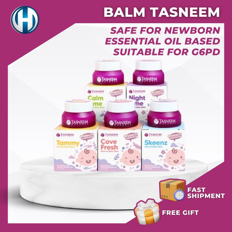 Tasneem Balm Baby Barang Bayi Travel Newborn Original HQ Semulajadi ...