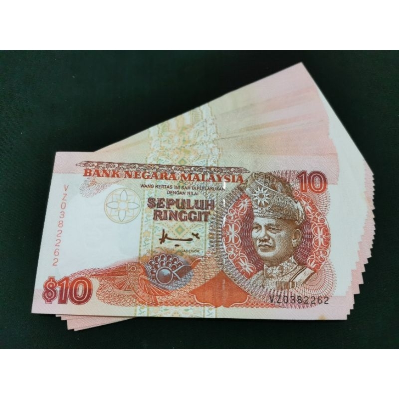 Offer Banknote Malaysia Rm10 Siri 7 Condition Cantik AU Seperti Di ...