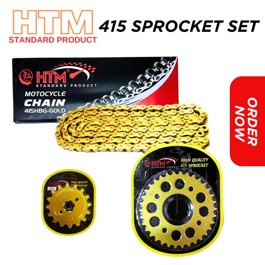 LC135 RXZ 415 SPROCKET SET Y110SS Y125ZR Y125Z Y100 SRL SRL110 LC YTZ5S YB3L YB5L YTZ6V YTZ7S ...