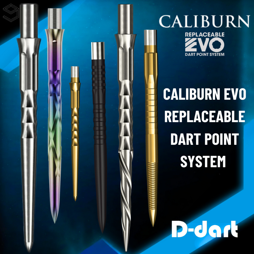 CALIBURN Dart Point - 32MM EVO SILVER/BLACK/GOLD/RAINBOW REPLACEMENT ...