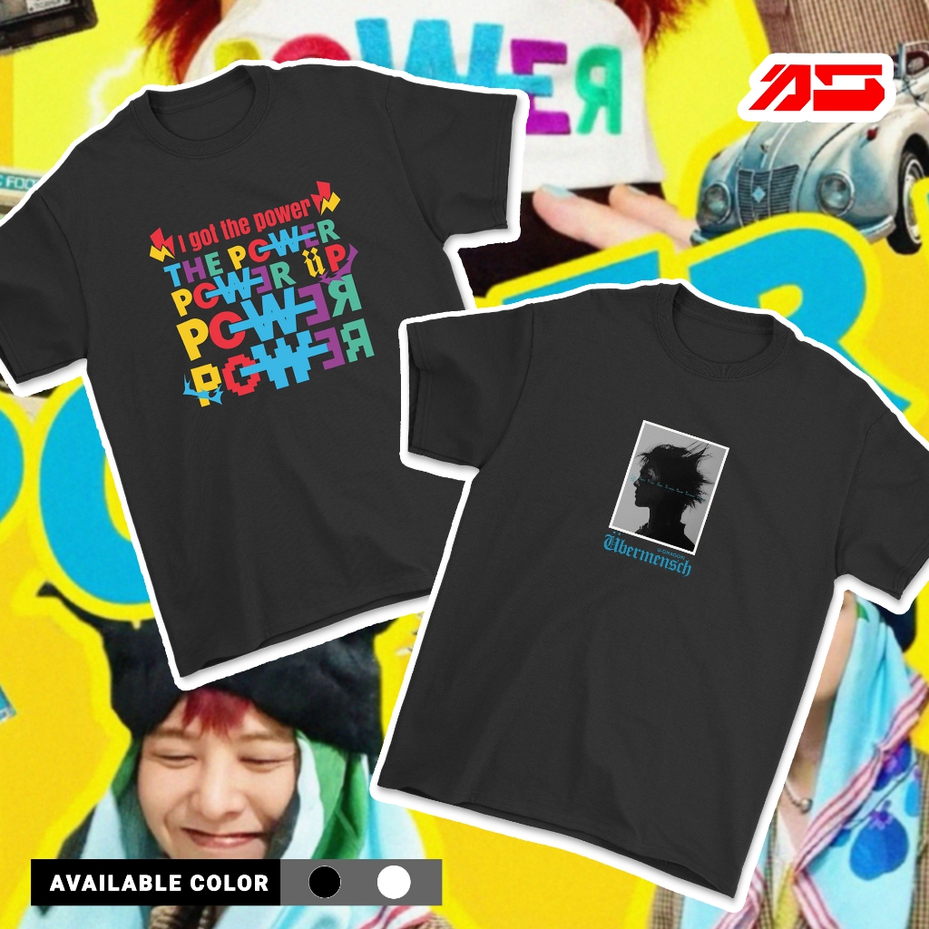 Gd/ G Dragon/ Gdragon Bigbang POWER ubermensch T Shirt KPOP BOYBAND ...