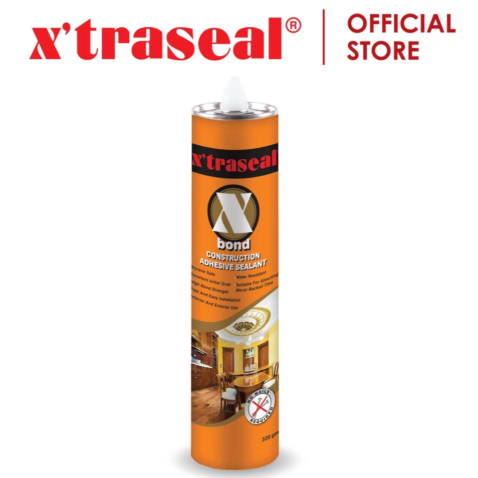 X'traseal X'bond Construction Adhesive Sealant 320g | Shopee Malaysia