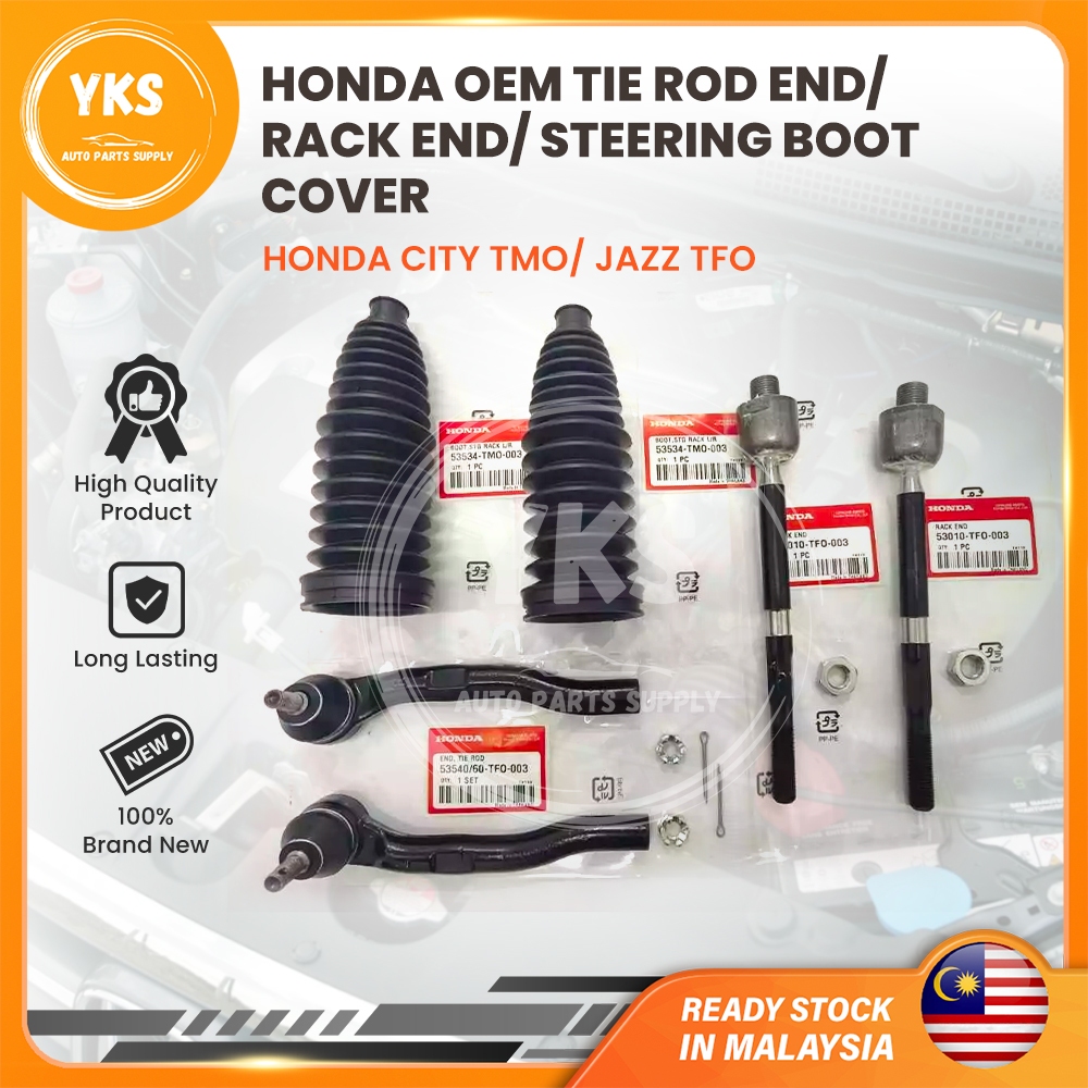 🔥NEW HONDA🔥HONDA CITY TMO 1.5 / JAZZ TFO 1.5 (1 SET) TIE ROD END / RACK ...