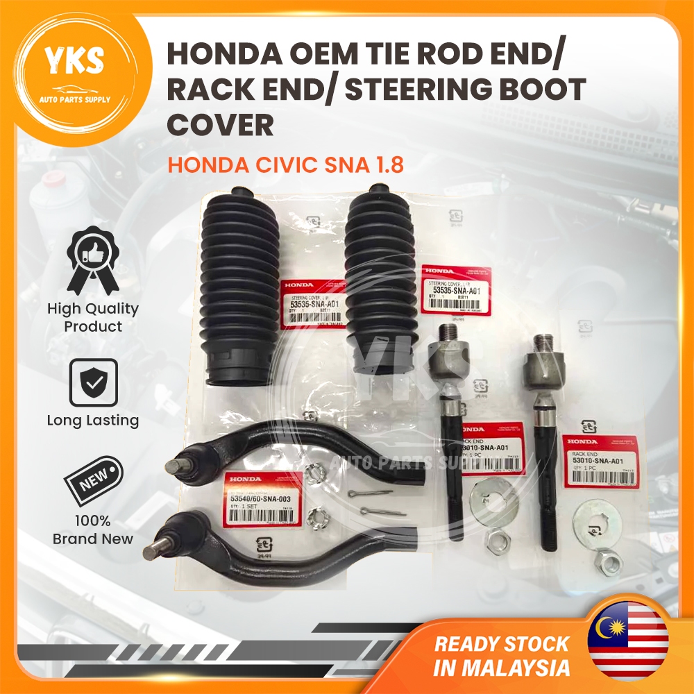 🔥NEW HONDA🔥HONDA CIVIC SNA 1.8 (1 SET) TIE ROD END / RACK END /STEERING ...