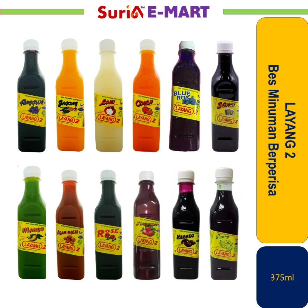 Layang Layang Bes Minuman Berperisa Kordial 375ml | Shopee Malaysia
