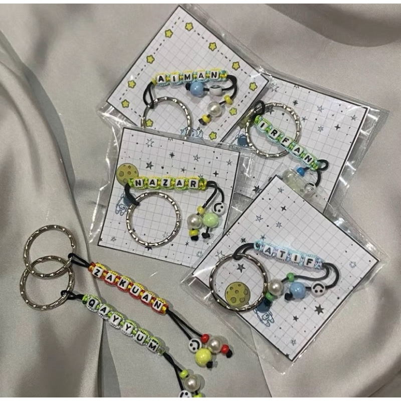 KEYCHAIN NAMA CUSTOM (no ring) | Shopee Malaysia
