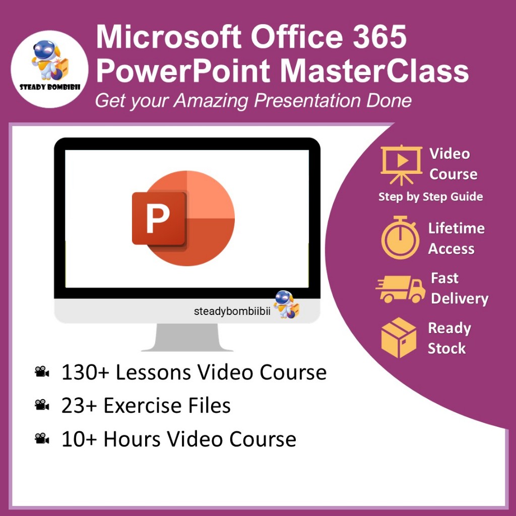 [Video Course] Microsoft Office 365 PowerPoint Masterclass - Presentation PPT Course [130 ...