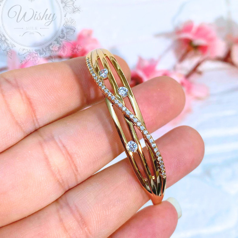 Gelang Suasa Dewasa Bangle Emas Suasa Sadur Plated | Shopee Malaysia