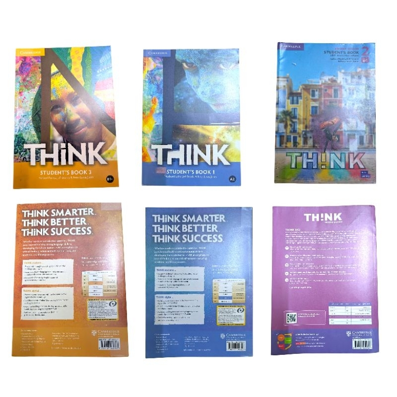 [USED]二手 独中初中英文课本 UEC english book Cambridge Think Level 3 B1+ Level 1 ...