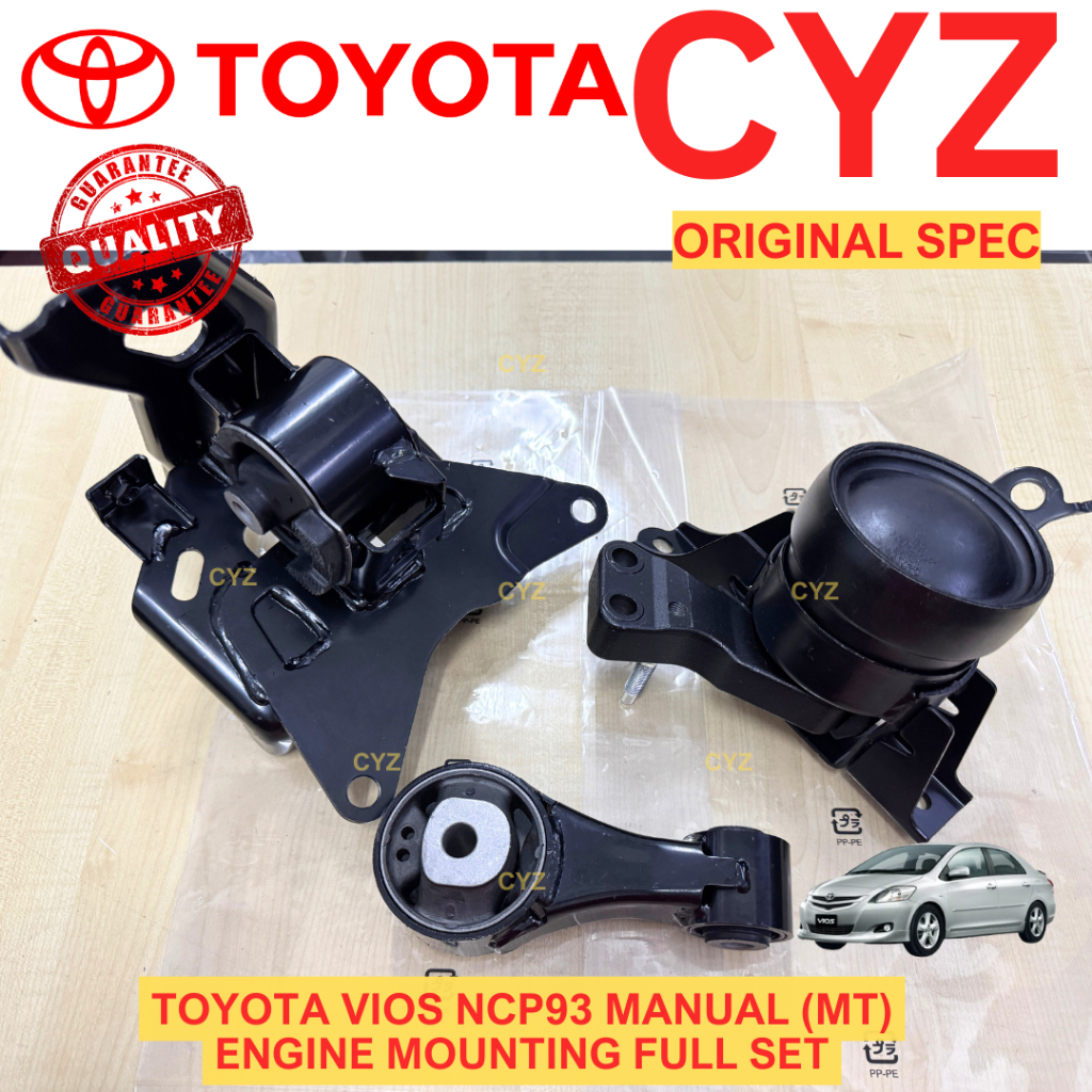 Engine Mounting Set TOYOTA VIOS NCP93 MANUAL (MT) (TOYOTA THAILAND ...