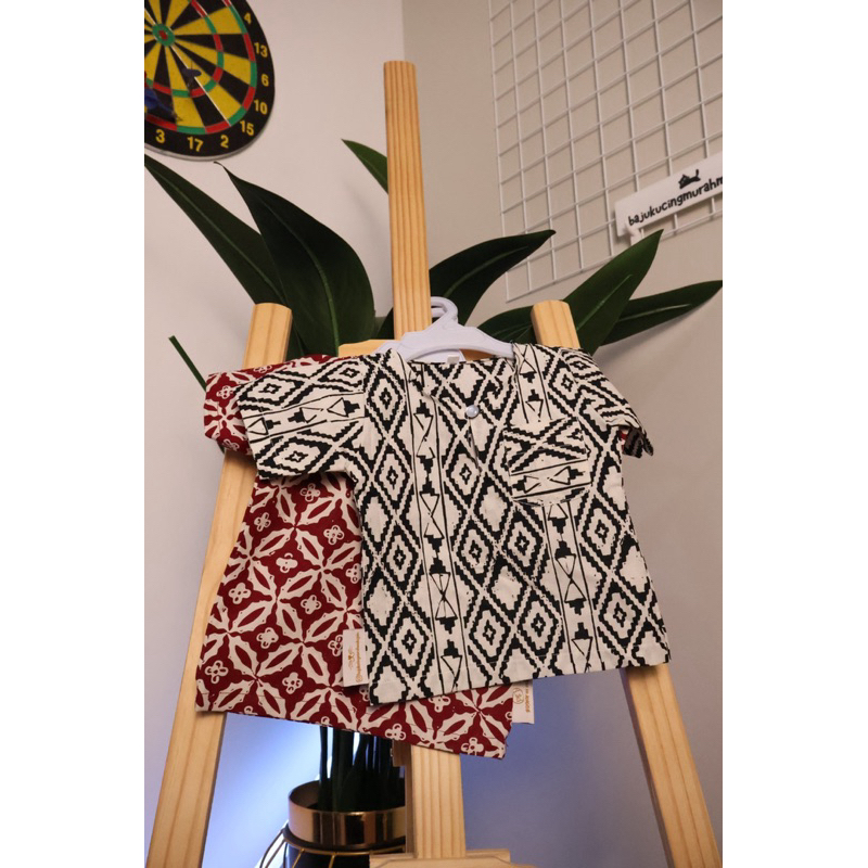 Baju Batik Kucing Jantan Betina Baju Raya Murah Unisex Viral 2025 ...