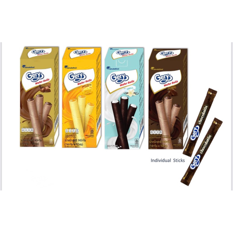 GERY CHOCOLATOS WAFER ROLLS 10’S | Shopee Malaysia
