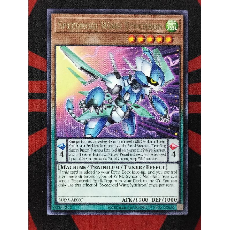 YUGIOH KONAMI SUDA-AE007 Speedroid Wing Synchron (Rare) | Shopee Malaysia