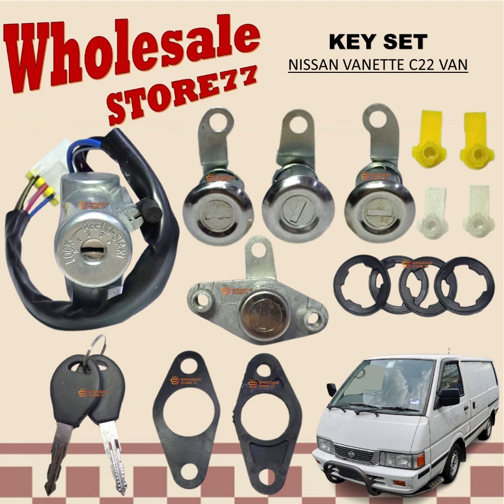 READY STOCK | Nissan Vannette C22 Van Key Door Lock Starter Switch ...