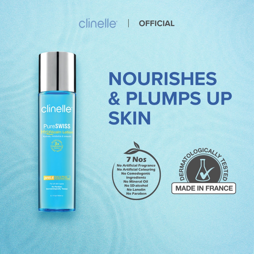 Clinelle Pureswiss Hydracalm Lotion 150ml - Nourish, Refine, Deeply ...