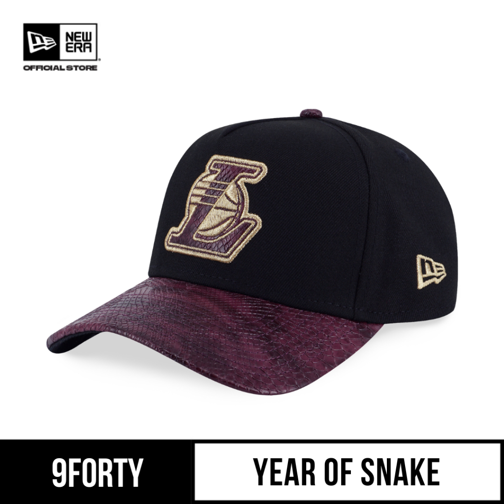 New Era 9FORTY A-Frame Los Angeles Lakers Year Of Snake Black ...