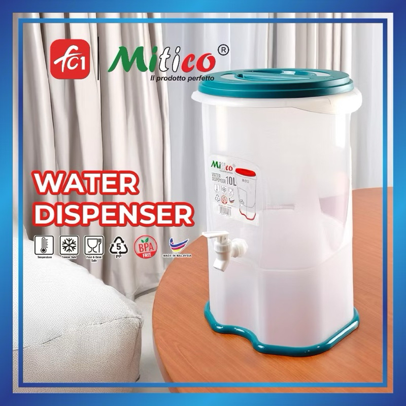 mk.wares M-511 Water Dispenser 5Ltr/Bekas Air Minuman 5Ltr/Tong Air ...