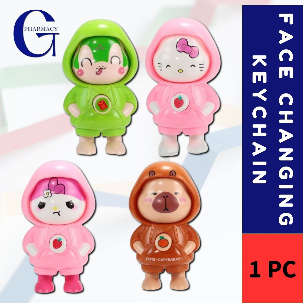 FACE CHANGING KEYCHAIN CUTE SMALL READY STOCK | Shopee Malaysia