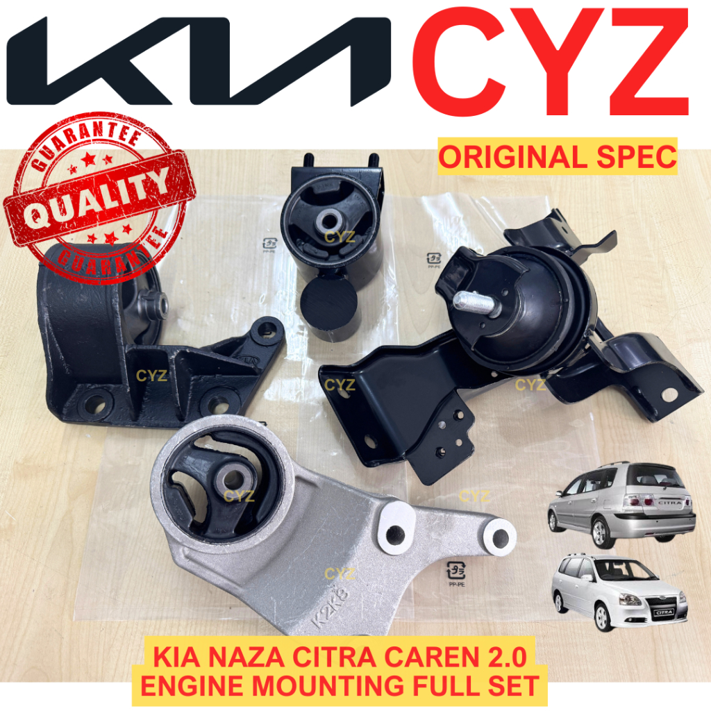 Engine Mounting Set Naza CITRA 2.0 Kia Caren 2.0 (Kia Korea) | Shopee ...