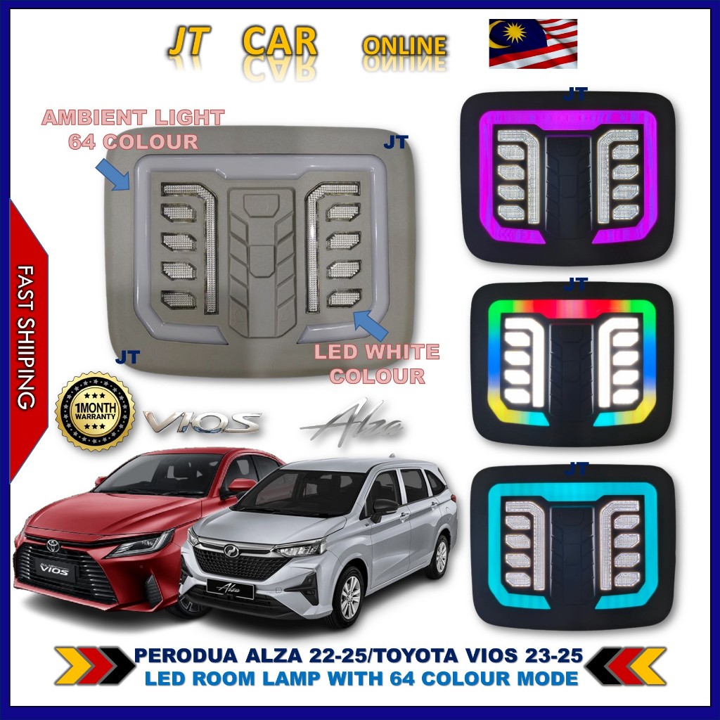 PERODUA ALZA 2022-2025 / TOYOTA VIOS 2023-2025 LED ROOM LAMP WITH 64 ...
