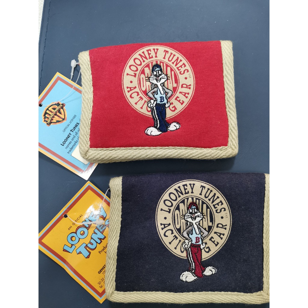 Looney Tunes Warner Bros - money wallet in nylon fabric with velcro ...