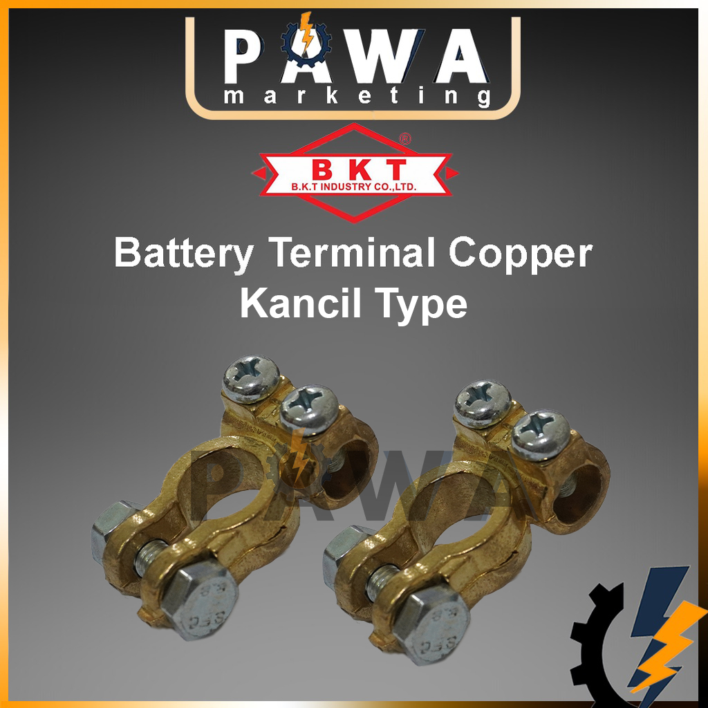 BKT Universal Battery Terminal Clamp Clip Brass S006 Car Lorry Truck ...