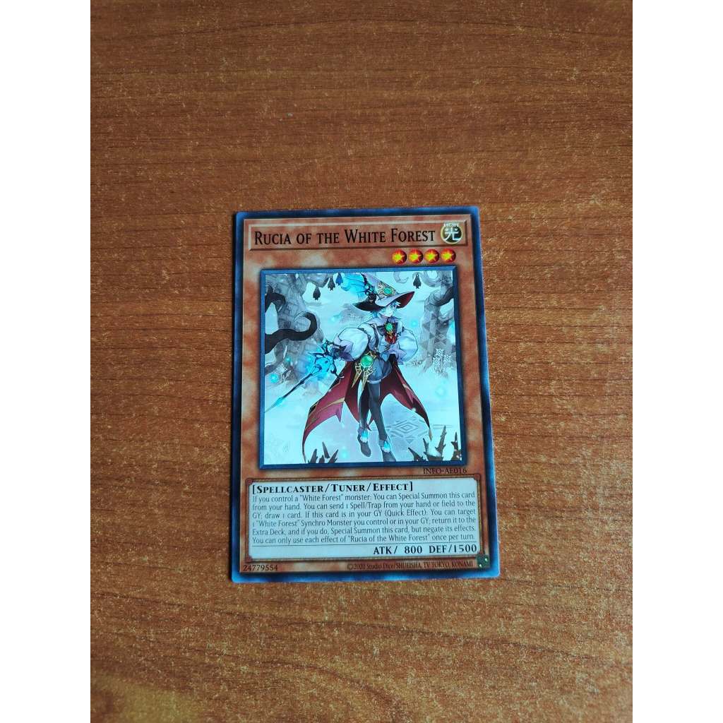Yugioh : INFO-JP016 INFO-AE016 Rucia of the White Forest (COMMON) | Shopee Malaysia
