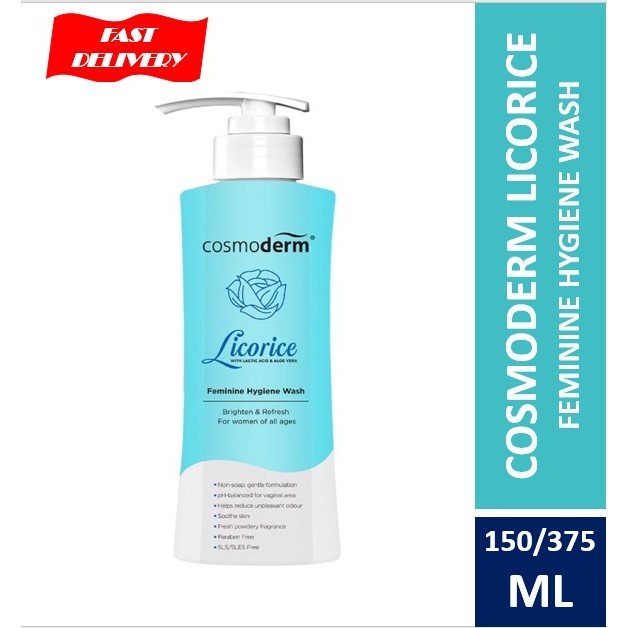 COSMODERM LICORICE FEMININE HYGIENE WASH 150ML/375ML | Shopee Malaysia