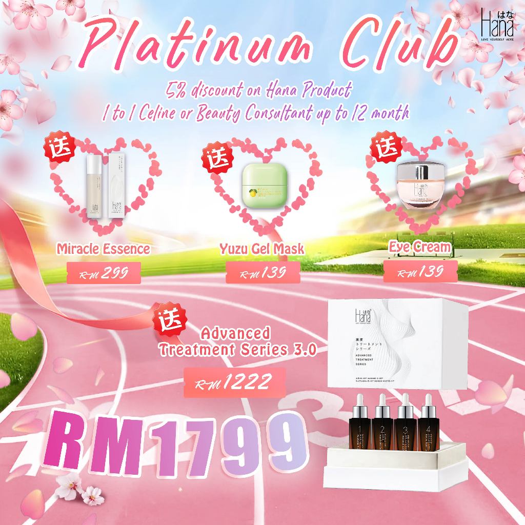 [Exclusive Membership] Hana Platinum Club Membership (TOP UP RM1799 ...